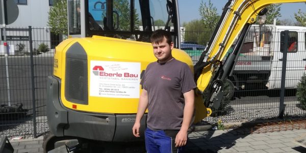 Unser Auszubildender Vincent stellt sich vor. - Eberle Bau Landau